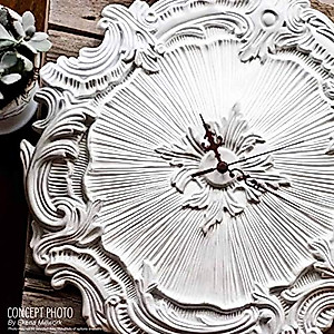 Ekena Millwork CM20VIUWF Vienna Ceiling Medallion, 20"OD x 3 1/2"ID x 1 1/2"P, Hand-Painted Ultra Pure White