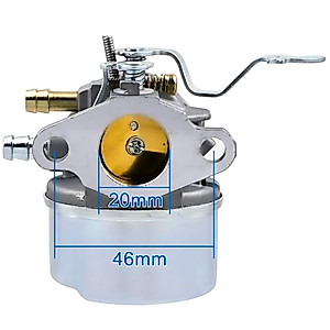 FitBest 640340 Carburetor replace Tecumseh 640305 640340 640346 640306A 640222A 640060A 50-665 Fits OH195EA OH195EP OH195E OH195XP OHH50 OHH55 OHH60 OHH65 Engine