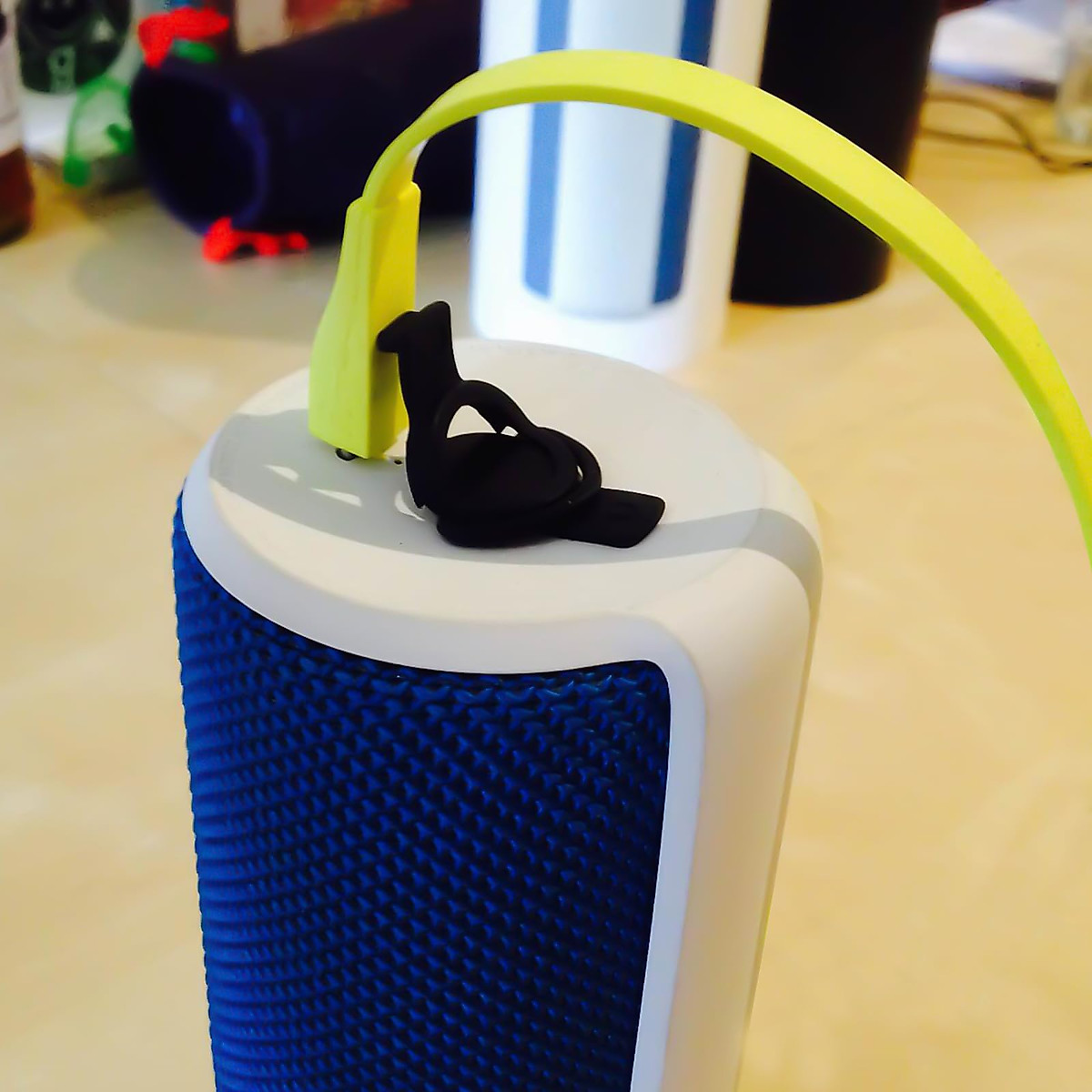 Sqrmekoko Quick Charger Cable Adapter Compatible with Ultimate Ears UE Boom MEGABOOM Wireless Speaker White & Yellow