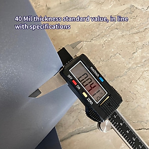 SINGFORM 40 mil Thickness 5' x 6' Shower Pan Liner | PVC Waterproofing Membrane Shower Pan & Base Sheet for Bathroom and Kitchen, Utra Durable, Grey