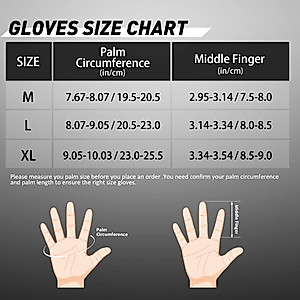 MCTi Ski Mittens Leather Mitten Winter Cold Weather Waterproof Snow Mitt for Men（Yellow, Large）