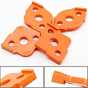 Radius Jig Router Templates Corner Radius Routing Templates, ABS+CNC high Hardness Processing Glue, Routing Rounded Corners Router Bit Templates, R5 R10 R15 R20 R25 R30 R35 R40 (1 Set of 4 Packs)
