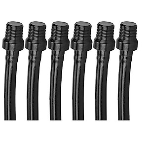 HIAORS Black Breather Hose Gas Fuel Tank Cap Vent Hose Tube CNC Universal for Taotao ATV Quad 4 Wheeler 50cc 70cc 90cc 110cc 125cc 140cc 150cc 160cc Pit Dirt Bike 6pcs