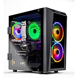 Skytech Gaming Blaze II Gaming PC Desktop – Intel Core i3 10105F 3.7 GHz, GTX 1650, 500GB SSD, 16G DDR4 3200, 600W Gold PSU, AC Wi-Fi, Windows 10 Home 64-bit
