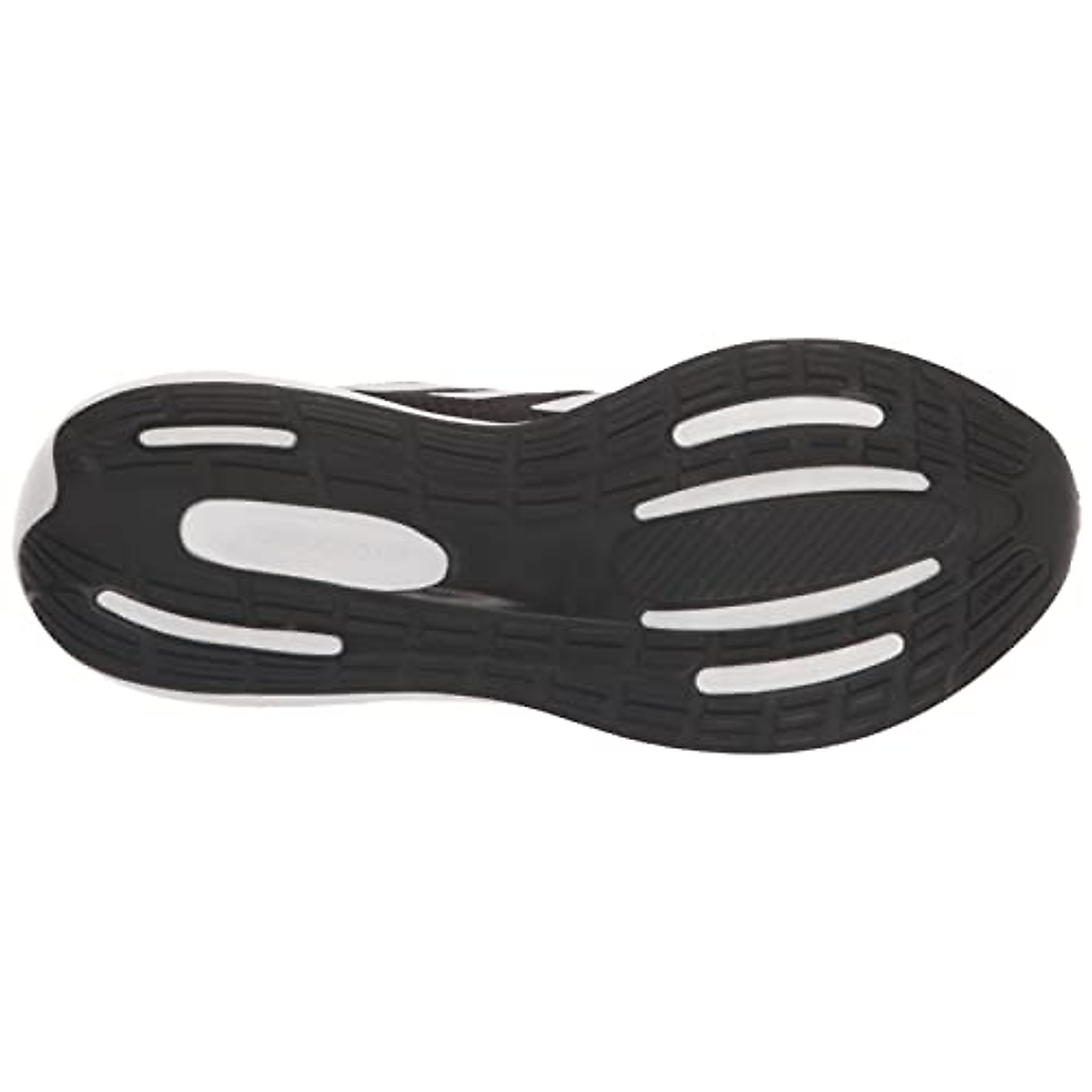 adidas Men's Run Falcon 3.0 Shoe, Black/White/Black, 10.5