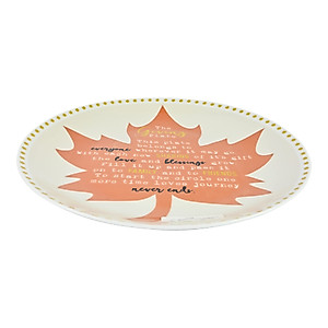 Boston Warehouse Harvest Leaf Giving Plate