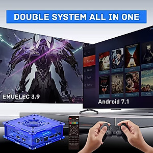 Kinhank Super Console X PRO Plus, Retro Game Console 256GB Built-in 117,000+ Games, Video Game Console Systems for 4K TV HD/AV Output, 2 Wireless Controllers (256)