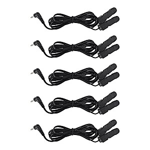 Kadimendium Electrode Wire, 2.5mm Plug Multi Function TENS Machine Electrode Wire 1.2m Length 5 Pcs Simulate Scraping for Massage