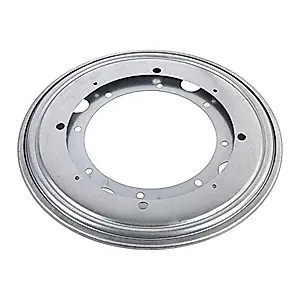 Aramox 4 Types Rotating Swivel Plate Bearing Swivel Plate Metal Swivel Turntable Round Circular Turntable Bearing for Kitchen Home(9"-Silver)