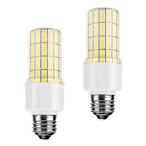 ZP 40W Led Light Bulb 300W Equivalent 5000 Lumen 5000K Daylight White A19 Bulbs, E26/E27 Base Corn Waterproof Lighting for Outdoor IndoorBackyard Flicker Free Pack of 2, Green, Brandcolorsize