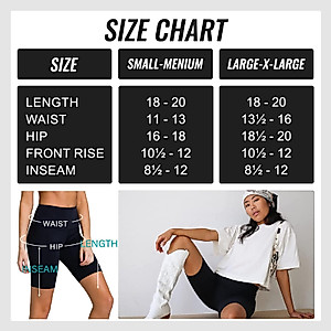 ZOOSIXX 7 Pack High Waisted Biker Shorts for Women, 8” Soft Yoga Workout Black Athletic Shorts