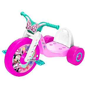 Fly Wheels Minnie 15"Junior Cruiser, 1 Ride-on, Ages 3-7, Pink/White, 20" W x 22.5" H x 32.83" L