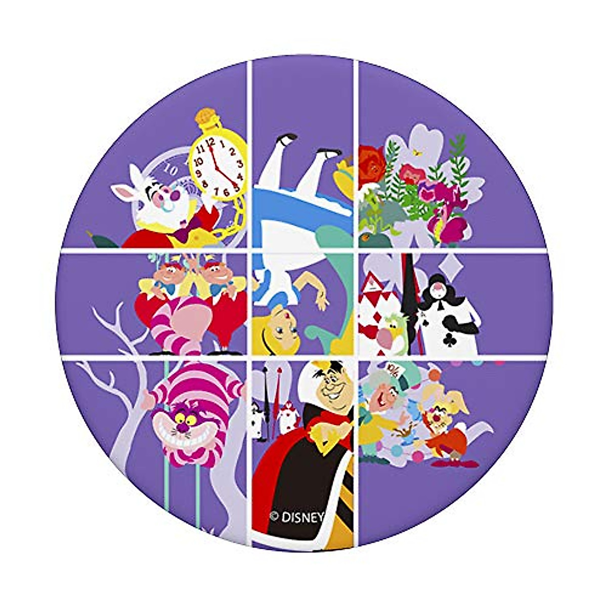 Disney Alice In Wonderland Wonder Art Blocks PopSockets Swappable PopGrip
