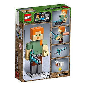 LEGO Minecraft Alex BigFig with Chicken 21149 Building Kit (160 Pieces)