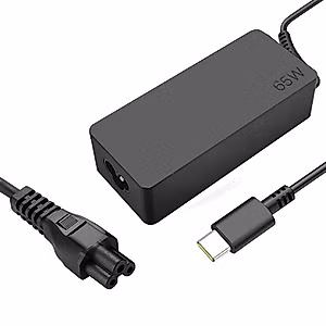 USB-C Laptop Charger 65W 45W for Lenovo Yoga C940 C740 S730 720 730 720-13IKB 730-13ikb 730S 910 920 920-13ikb 13 Chromebook C330 S330 100e 300e ThinkPad T480 T480s T580 T580s ADLX65YDC2A
