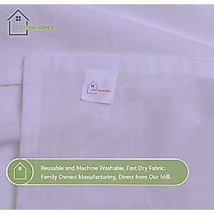 COTTON HOMES Flour Sack Tea Towel, Dish Cloth, Cheesecloth Baking Towels for Kitchen 6 Pack - 28x28 Inch- [with 3 Free Wash Cloths] -100% Virgin Cotton.