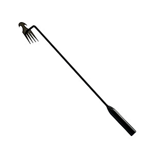 XFJTECH Weed Puller Tool 2024 Upgrade Artifact Uprooting Weeding Tool Length of 19.7in Stainless Steel Multifunctional 4 Teeths Manual Weeders for Garden, Yard, and Farm (1Pc)