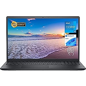 Dell 2023 Newest Inspiron 3511 Laptop, 15.6 Inch Touch-Screen Display, Intel Corei5-1035G1 Processor, 16GB RAM, 512GB SSD, Intel UHD Graphics, Bluetooth, Windows 11 Home S Mode, Black
