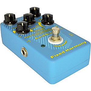 Aural Dream Fixed Harmony Guitar Pedal provides Delay Harmony and PitchShifting 24 semitones or Octave(s) effect for Cascaded harmony of the fixed scale difference,True Bypass