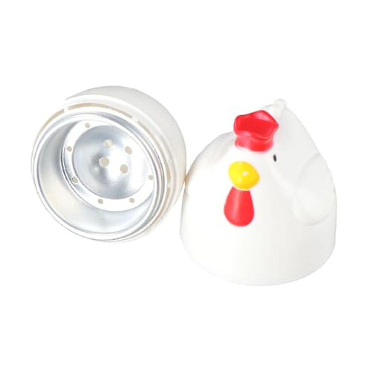 Microwave Egg Boiler,Chicken Shaped Microwave Egg Steamer Cooker Boiler Steamer Gadgets Cook Soft and Hard Boiled Egg Kitchen Tool