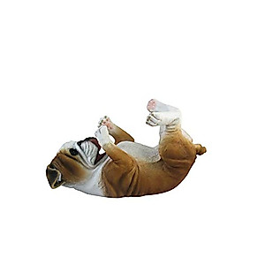World of Wonders English Bulldog Wine Bottle Holder | Kitchen Counter Bottle Display Stand | Gift for Dog Lovers | Home Decor Bulldog Figurine Statue - 11"