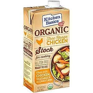 Kitchen Basics Organic Free Range Chicken Stock, 32 fl oz