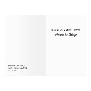 DaySpring - There is No One Like You - 4 Floral Birthday Card Assortment with Scripture - 12 Birthday Boxed Cards & Envelopes (U1199)