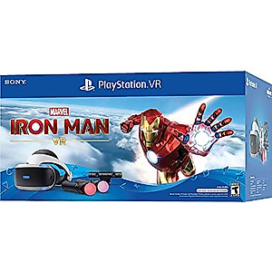 PlayStation VR Marvel's Iron Man VR Bundle, Compatible with PS4 & PS5: VR Headset, Camera, Move Motion Controllers (Renewed)