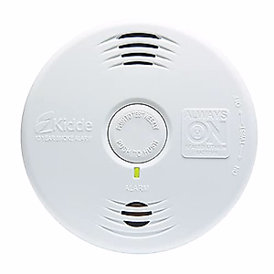 Kidde Smoke Detector, 10-Year Battery, Photoelectric Sensor Smoke Alarm