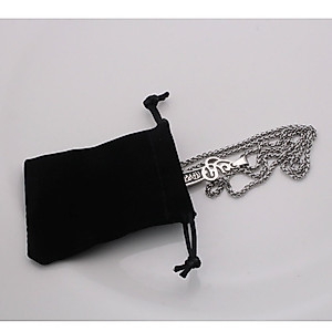 ZKDC Islam muslim Zulfiqar Sword of Imam Ali stainless steel 60 cm chain necklace jewelry