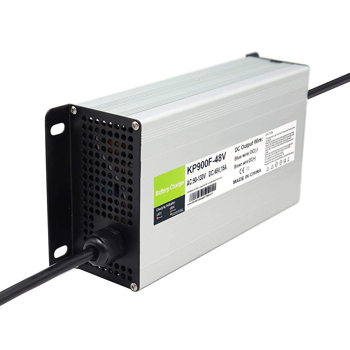 Abakoo Golf Cart Battery Charger 48V 15A RXV for Ez-Go EZgo TXT with RXV Plug 3 Prong Connector