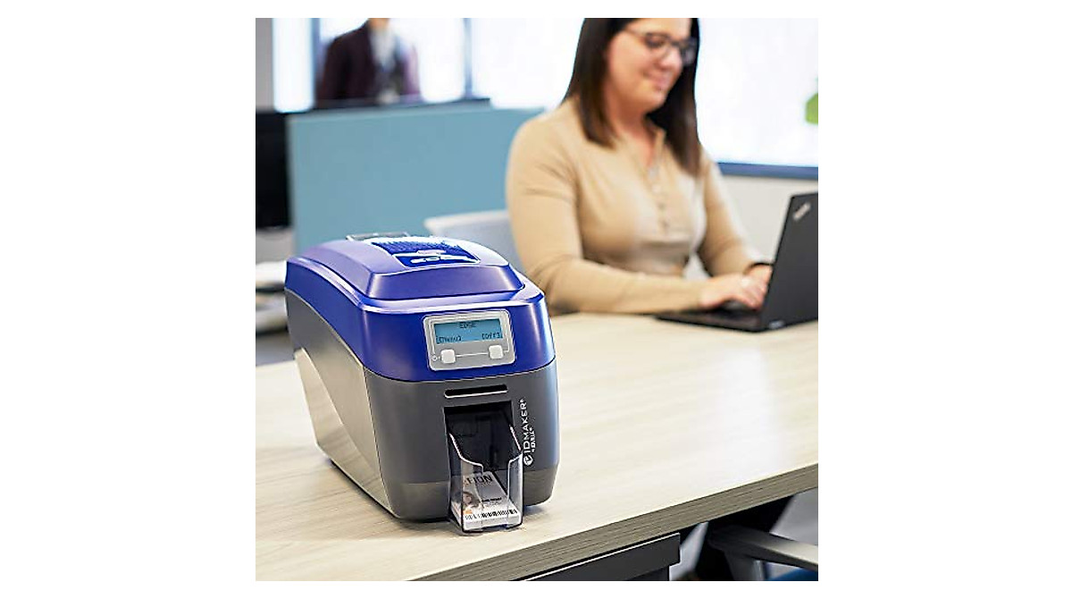 ID Maker Edge Card Printer - Professional Badge Printing
