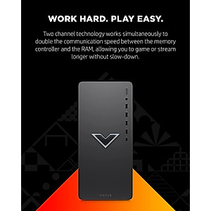 HP Victus 15L Gaming Desktop Computer, Intel Core i7-12700F(Up to 4.9GHz), NVIDIA GeForce RTX 2060 Super, 32GB RAM, 2TB PCIe SSD, WiFi 6, USB-A&C, Windows 11 Home, CUE Accessories