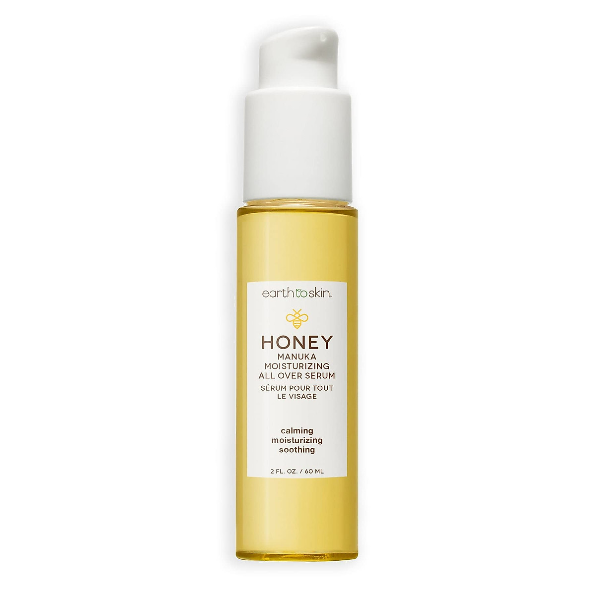 Earth To Skin Honey Manuka Moisturizing All Over Serum, Face, Neck & Eye Area, Moisturize, Replenish & Protect (2.0 Fl Oz)