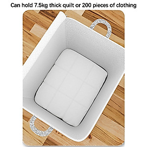 Heavy Duty Storage With Reinforced Handles Extra Large Storage Bags For Clothes Tote Bag Thickened Double Zipper For Space Saving Travel (48 * 44 * 48cm)