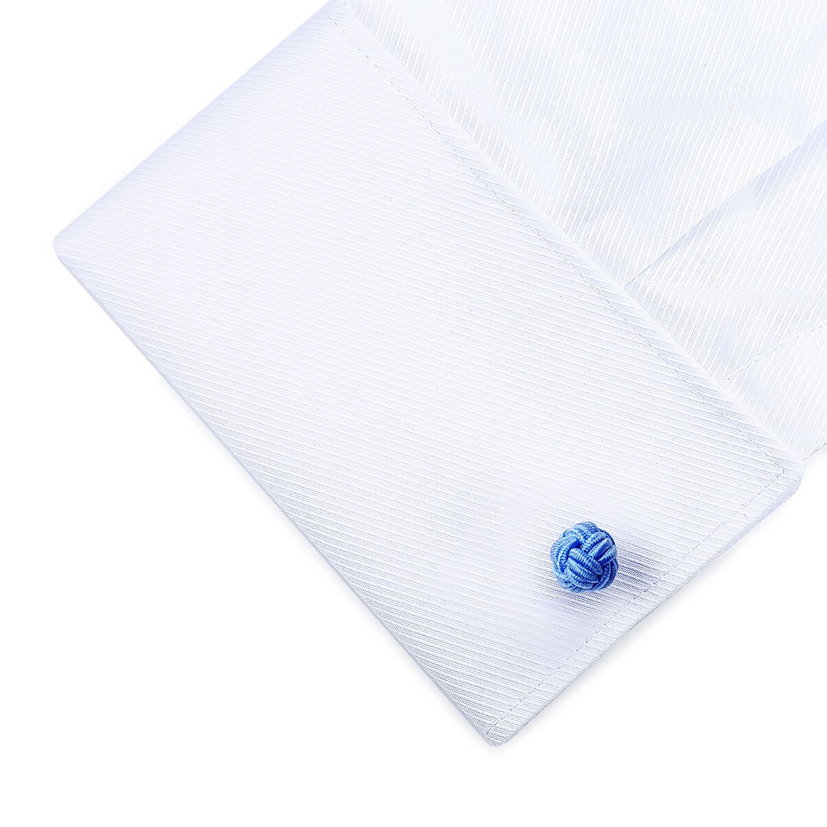 HONEY BEAR Silk Knot Fabric Cufflinks 5 Pairs Set for Mens/Womens Shirt Gift