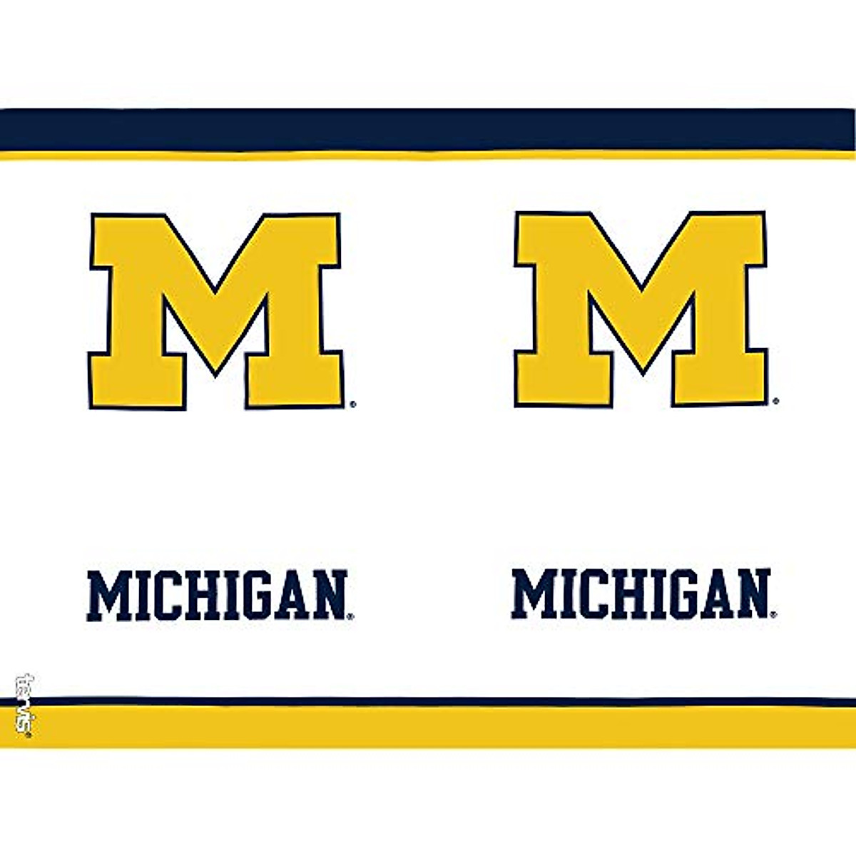 Tervis Made in USA Double Walled University of Michigan UM Wolverines Insulated Tumbler Cup Keeps Drinks Cold & Hot, 24oz, Tradition