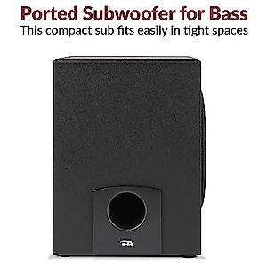 Cyber Acoustics 2.1 Subwoofer Speaker System with 18W of Power – Great for Music, Movies, Gaming, and Multimedia Computer Laptops (CA-3090)