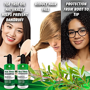 BELLISSO Tea Tree Oil Hair Mask, Shampoo and Conditioner Set