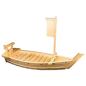 Natural Bamboo Sushi Tray Boat 50CM 20"