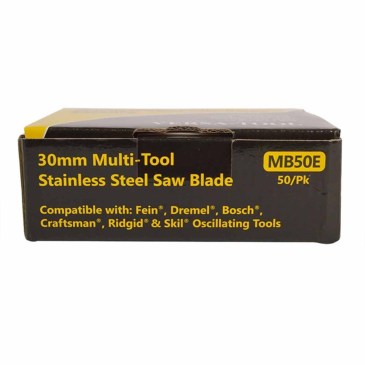 Versa Tool MB50E 30mm Stainless Steel Multi-Tool Saw Blades 50/Pk Fits Fein Multimaster, Dremel, Bosch, Craftsman, Ridgid Oscillating Tools