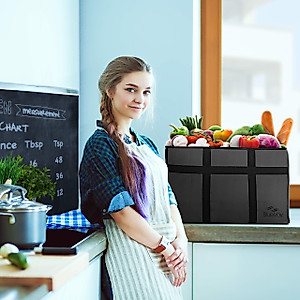 BlueVoy Insulated Food Delivery Bag – Premium Large Commercial Catering Bag for Food Transport - Hot and Cold Thermal Insulated Food Carrier with YKK No Snag Zippers – Ultra Durable Polyester Material