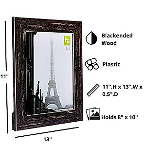 kieragrace - PH44005-1 Farmhouse luxury-frames, 8 by 10-Inch, Blackended Wood