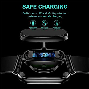 TUSITA Charger Compatible with Amazfit GTR 2, GTR 2e, GTS 2, GTS 2e, GTS2/GTS4 Mini, Pop Pro,Bip 3 Pro,Bip U, T-REX Pro(Not for T-REX), Zepp E Z (1M,2-Pack)