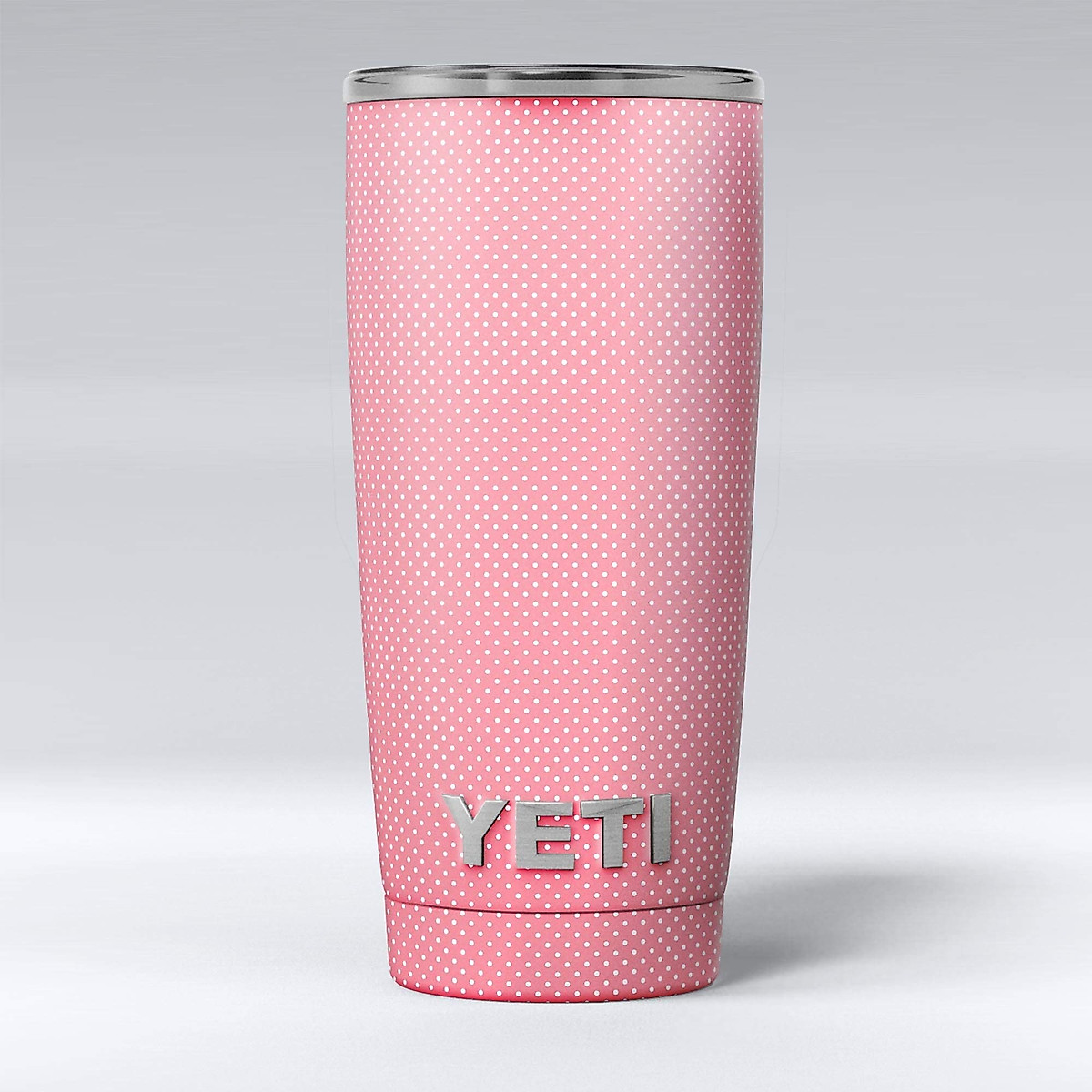 Design Skinz The Pink and White Micro Dot Pattern - Skin Decal Vinyl Wrap Kit Compatible with The Yeti Rambler Cooler Tumbler Cups