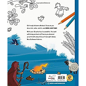 Seek and Find: New Testament Activity Book: Learn All About Jesus! (Christian Coloring and activity book to gift kids ages 4-8)