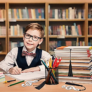 48 Pcs Hollow Musical Notes Bookmarks Party Gifts Wedding Favors Metal Music Note Bookmark with Tassels and Music Note Gift Box for Students Guests Classroom Office Home Music Wedding Birthday Party