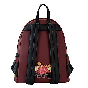 Loungefly Harry Potter Gryffindor House Floral Tattoo Mini Backpack