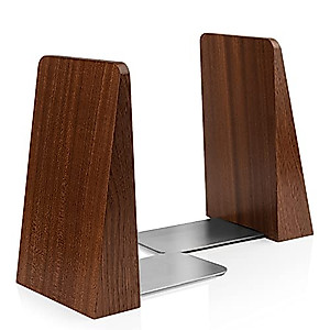 Wood Handmade Book Ends to Hold Books Large Heavy Duty Bookends for Shelves Decorative Book End for Heavy Books