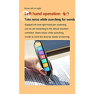 Language Translator with Camera, 5.0 LCD Touchscreen, Camera & Voice Translator, Translator Pen Scanner, OCR Reading Pen with Text to Speech, WiFi Connection, 112 Languages
